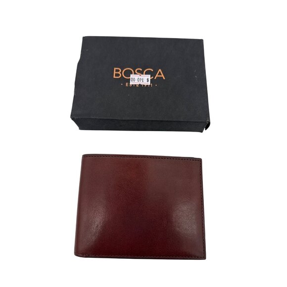 Bosca | Bags | Bosca Mens Old Leather Classic 8 Pocket Wallet Dark ...